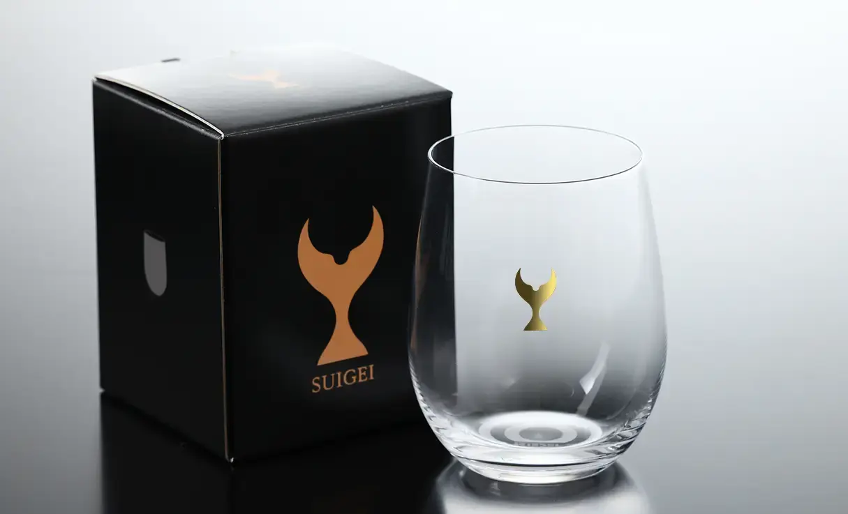 酔鯨 SUIGEI RIEDEL GLASS GOLD | 蔵元オリジナルグッズ | 酒専門店鍵や